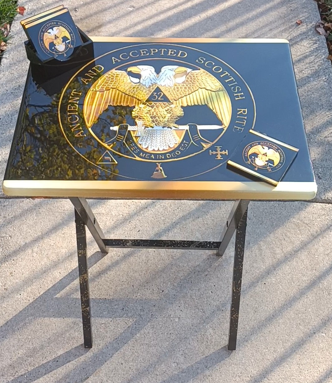 Masonic/Custom Tray Table – Simply AJ Creations